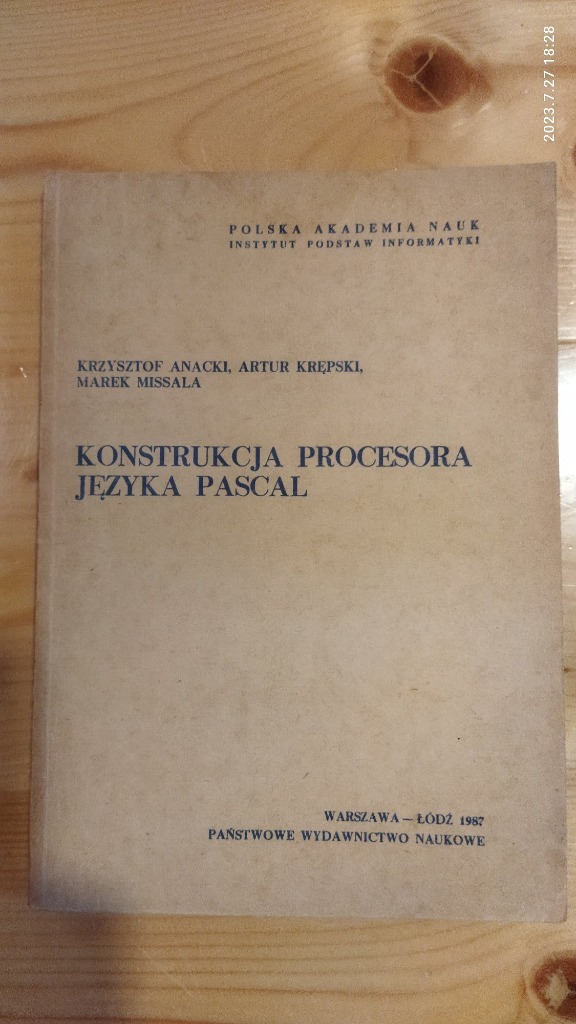 Konstrukcja procesora języka Pascal - Anacki | Mosina | Kup teraz na ...