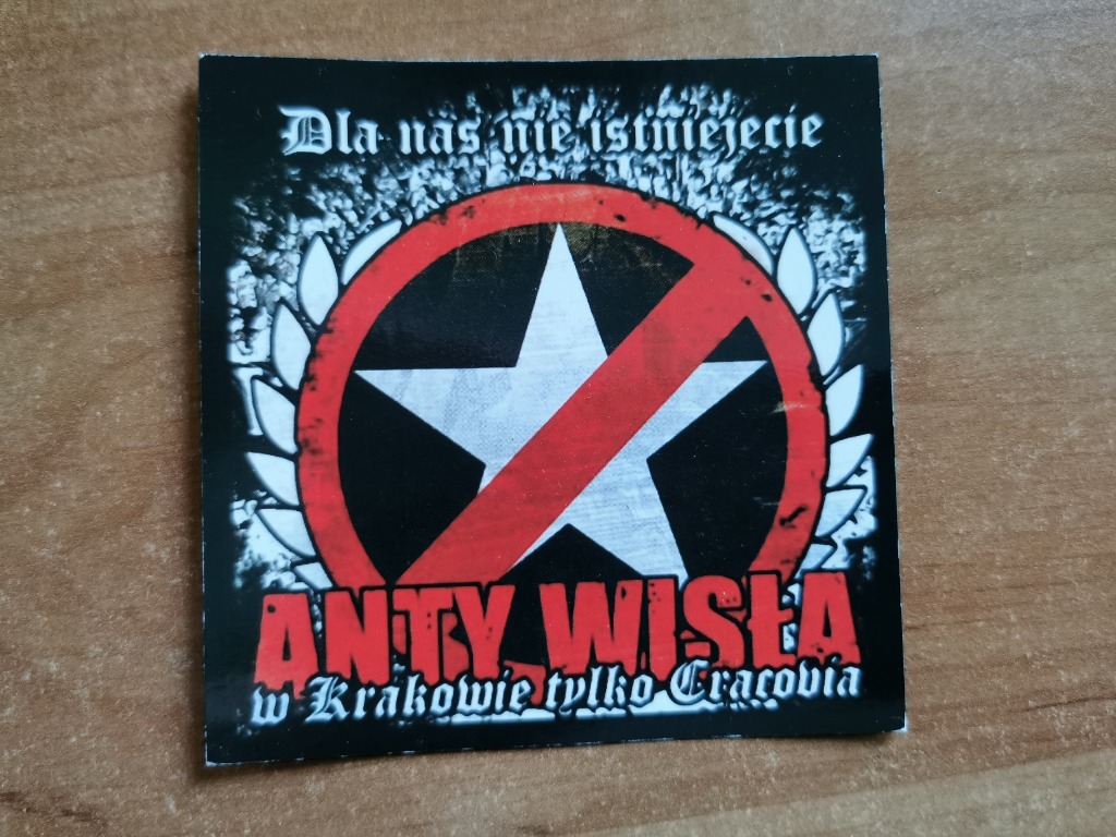 Vlepki Lech Poznań Anty Wisła #3 | Kraków | Licytacja na Allegro Lokalnie
