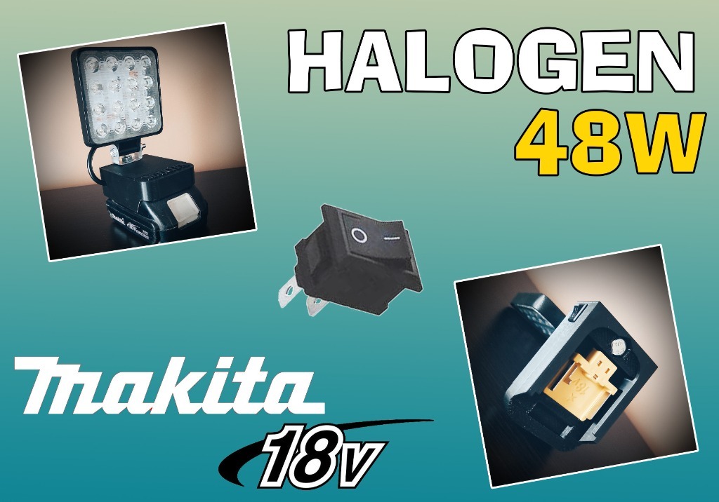 Lampa, halogen do akumulatora Makita LXT 18V | Rzeszów | Kup teraz na ...