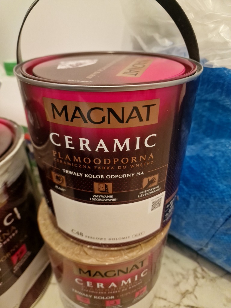 Magnat ceramic C48 Perlowy dolomit 2,5l | Gdynia | Kup teraz na Allegro ...