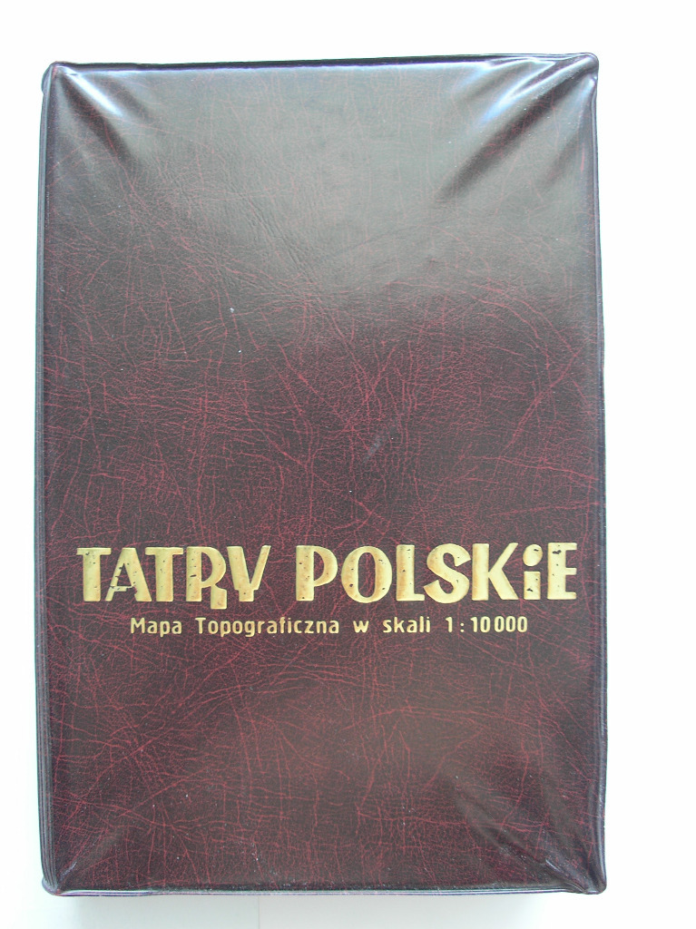 Tatry Polskie Mapa topograficzna w skali 1:10 000 | Warszawa | Kup ...