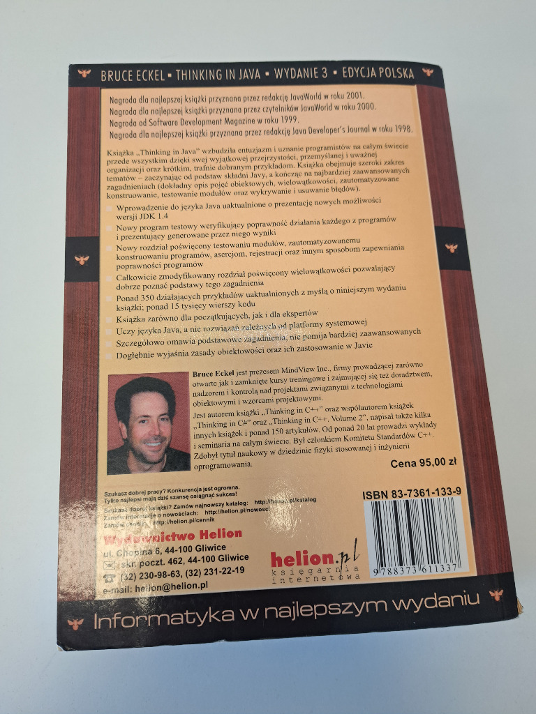 Bruce Eckel Thinking in Java Wydanie 3 | Kowalewo Pomorskie | Licytacja ...