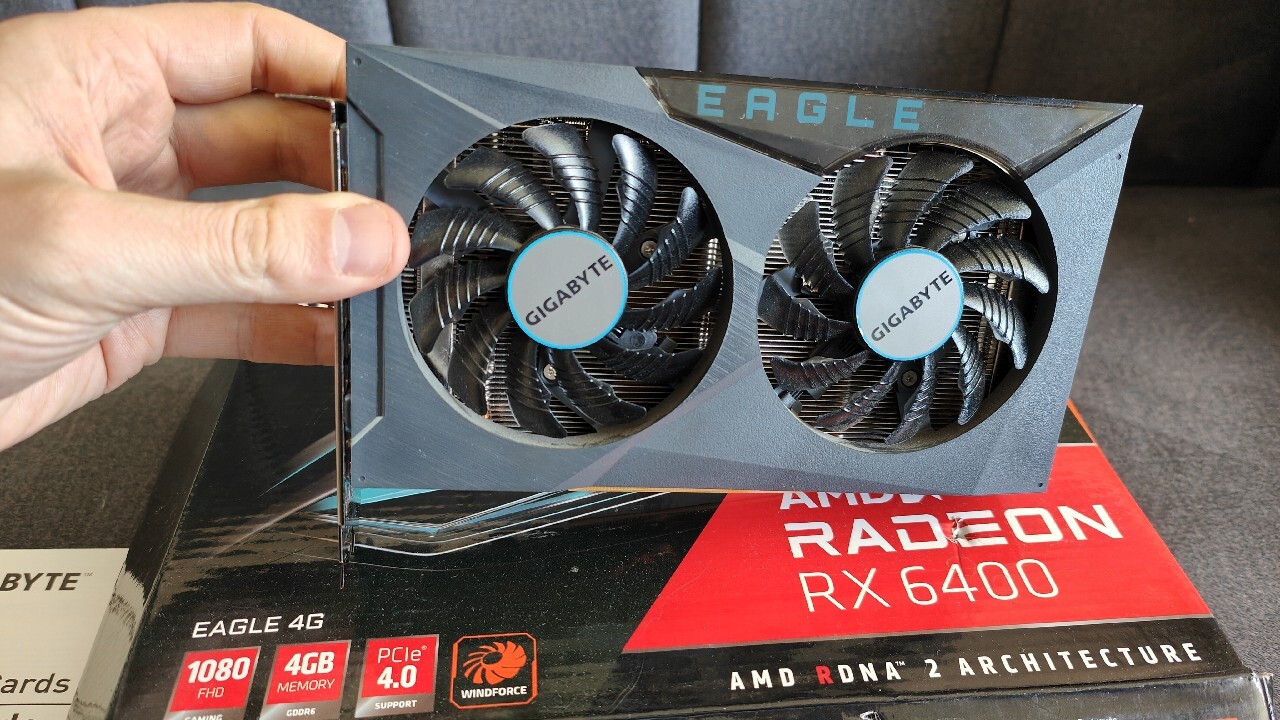 Karta graficzna Gigabyte AMD RX6400 4GB GDDR6 dodatkowego zasilania | Ostrowiec Świętokrzyski ...