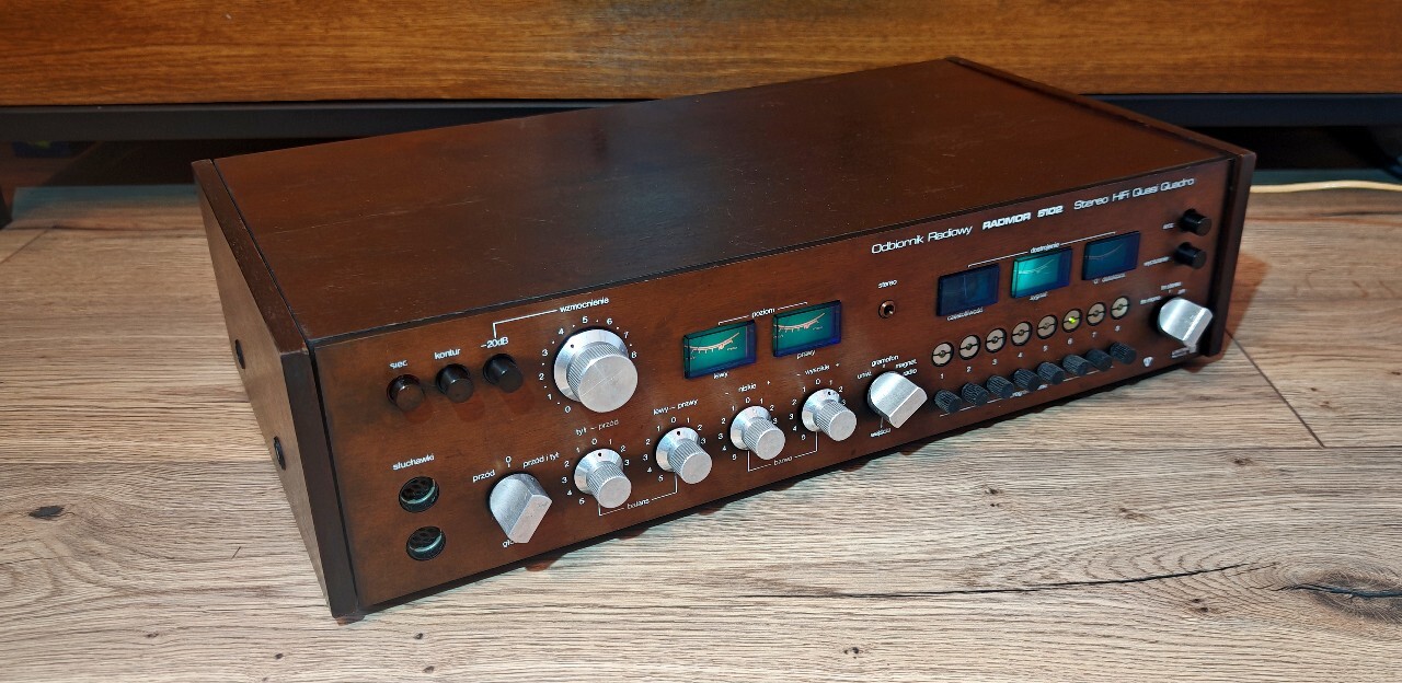 Amplituner Unitra Radmor Quasi Quadro 5102 1980 Złoty | Olsztyn ...