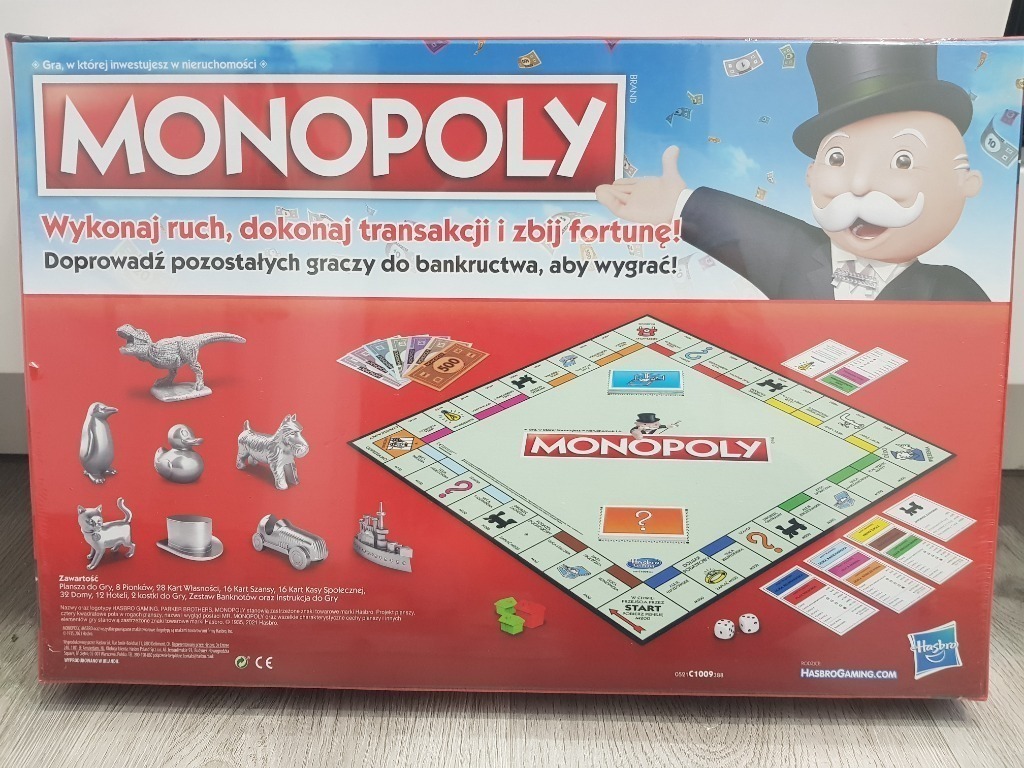 Monopoly Gra Hasbro Classic Wersja polska C9001 | Kielce | Kup teraz na ...