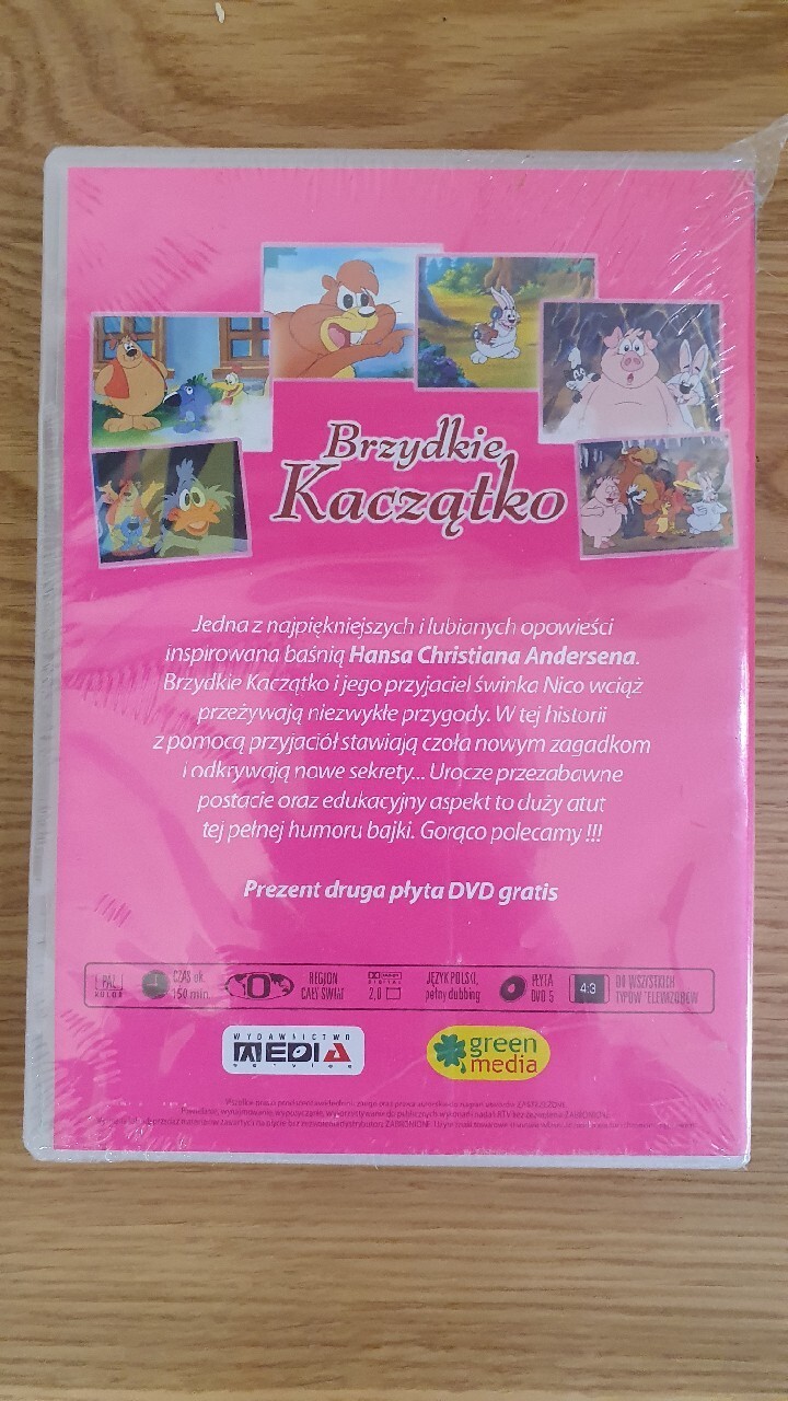 Bajka DVD Brzydkie kaczątko. Nowa | Kłodzko | Kup teraz na Allegro Lokalnie