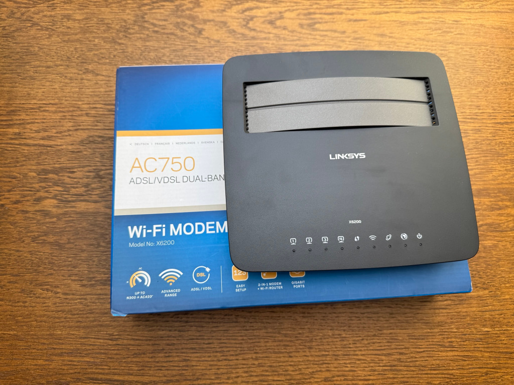 Linksys AC750 ADSL VDSL DualBand WiFi Modem Router X6200 | Warszawa ...