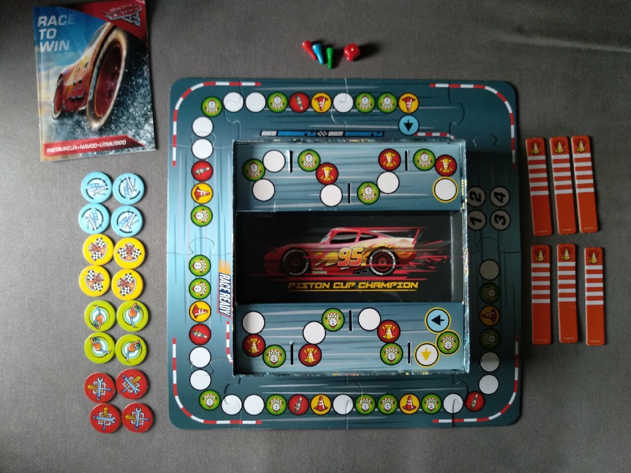 Trefl gra planszowa 3D Cars 3 Race to Win | Wrocław | Kup teraz na ...