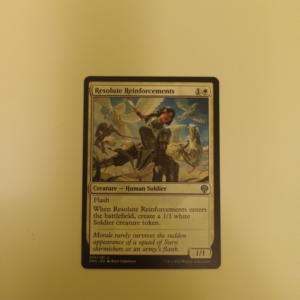 Resolute Reinforcements MTG white | Warszawa | Kup teraz na Allegro ...
