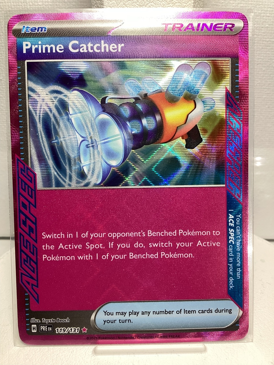Pokémon TCG: Prime Catcher 119/131 PRE Ace Spec Prismatic Evolutions ...