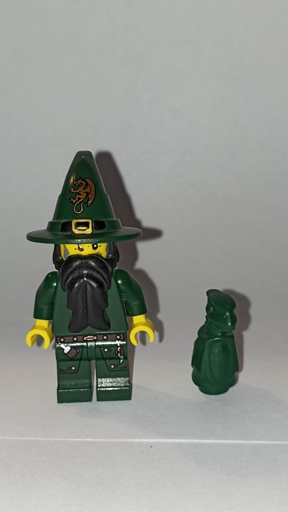 CAS435 KINGDOMSDARK GREEN WIZARD LEGO MINIFIGURKA | Zielona Góra | Kup ...