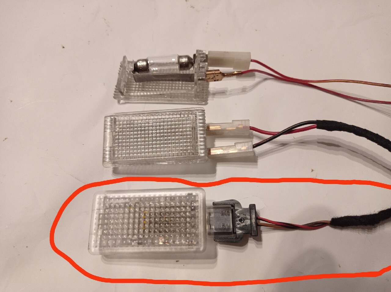 Lampka Oświetlenie Nóg Przód Audi A3 8p A4 B6 B7 Kórnik Kup Teraz