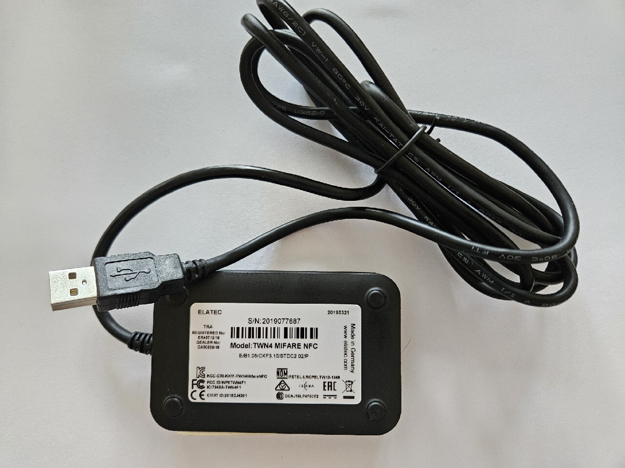 Czytnik kart USB Elatec TWN4 Mifare NFC | Tczew | Kup teraz na Allegro ... Czytnik kart USB Elatec TWN4 Mifare NFC | Tczew | Kup teraz na Allegro ...