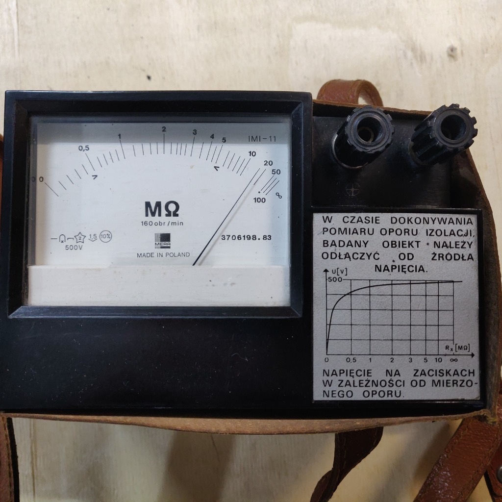 Miernik rezystancji izolacji, induktor, IMI-11 | Rzeszów | Kup teraz na Allegro Lokalnie
