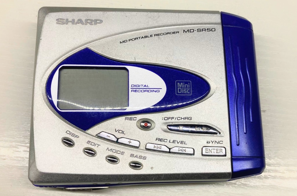 SHARP, MiniDisc recorder MD-SR50H + 5 płyt MD | Warszawa | Kup teraz na ...