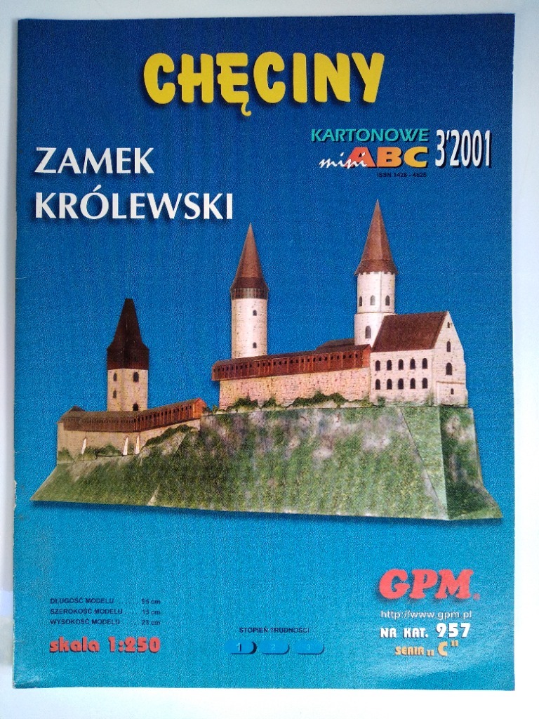 Zamek Królewski Chęciny Kartonowe abc 3'2001 | Białobrzegi | Kup teraz ...
