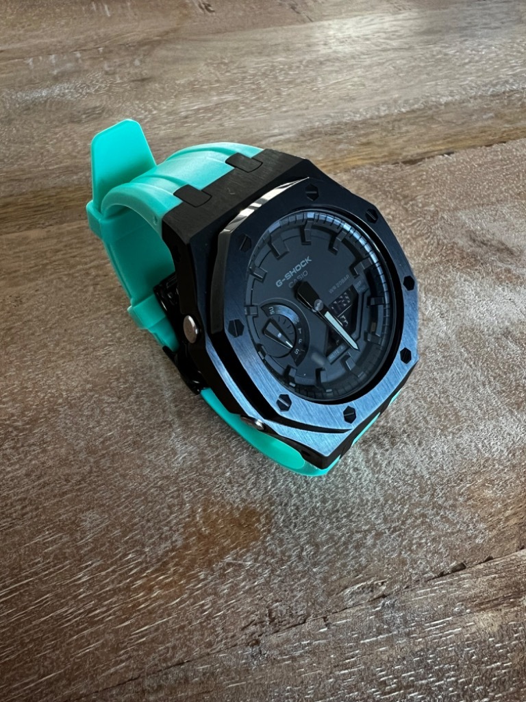 Casio G-Shock GA2100 - Custom Casioak + Mod: Tiffany Blue | Tychy | Kup ...