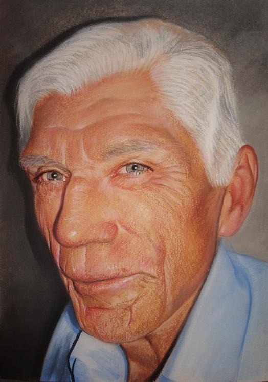 PORTRET ZE ZDJĘCIA 35x50 cm suche pastele | Warszawa | Kup teraz na ...