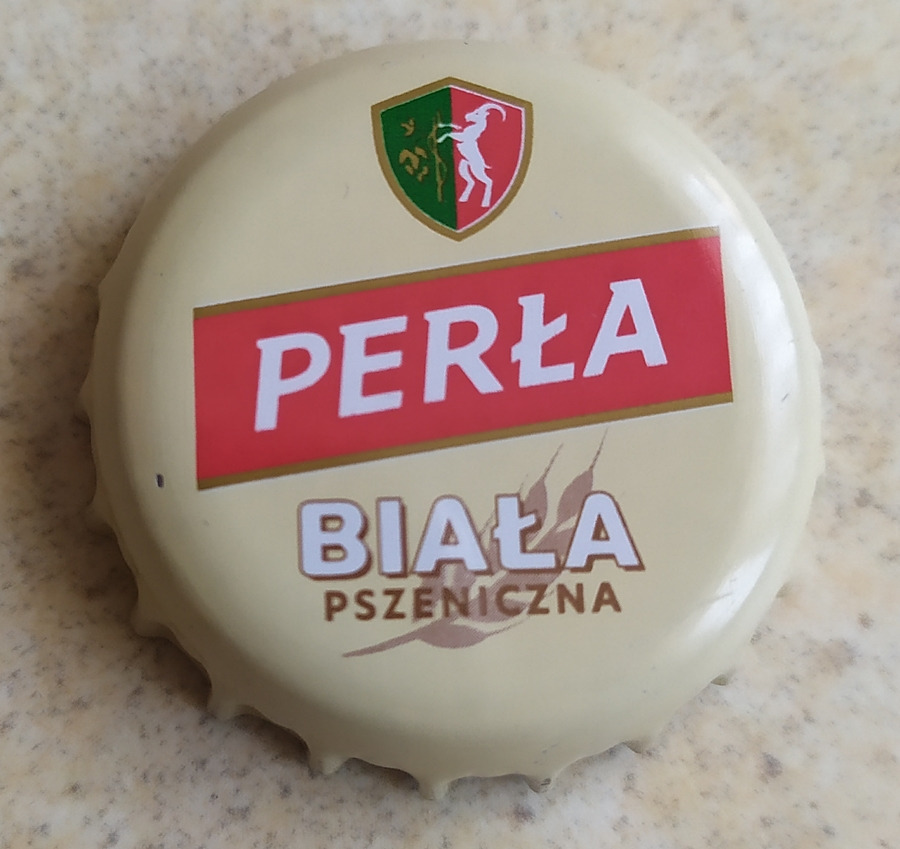 Perła Biała Pszeniczna kapsel po piwie | Katowice | Kup teraz na ...