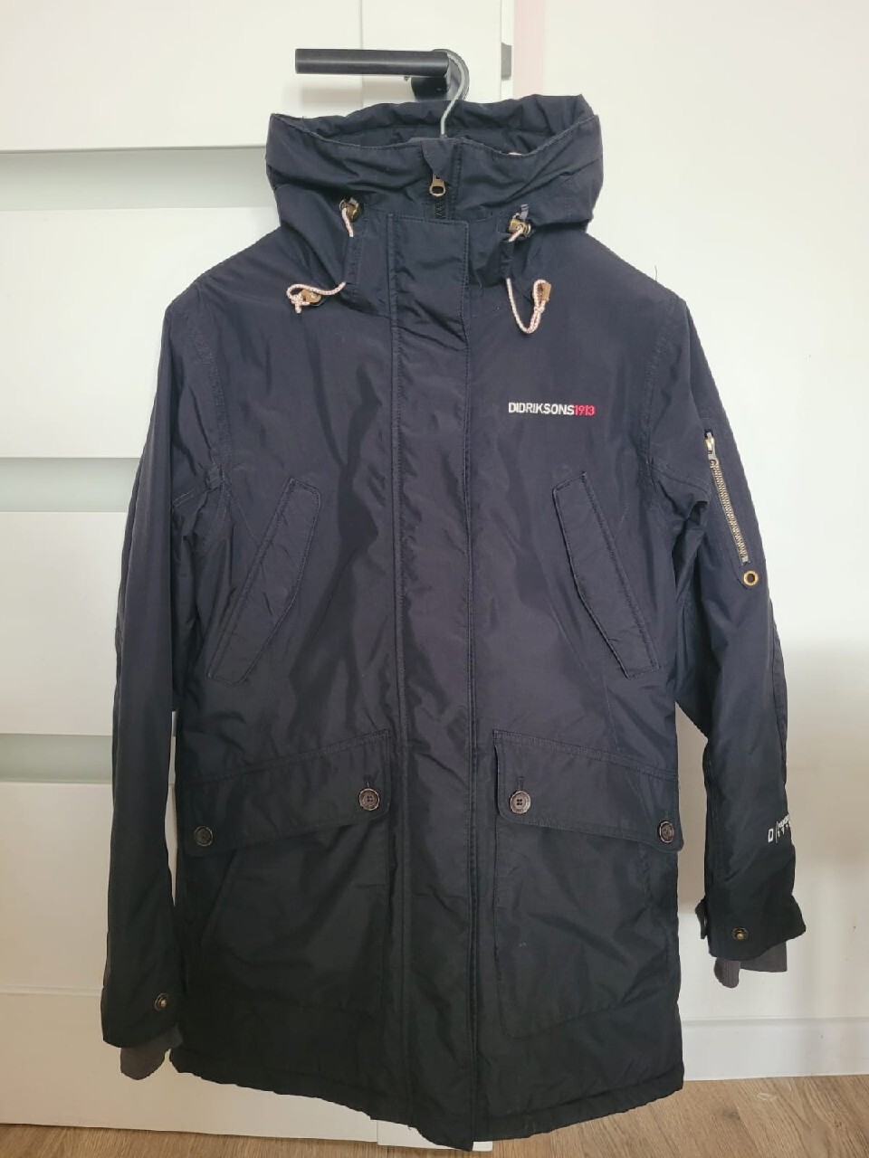 Parka kurtka Didriksons 1913 storm system | Ryki | Kup teraz na Allegro ...