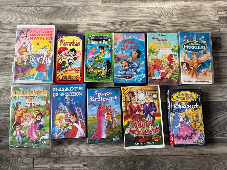 Kaseta Vhs - Bajki - Niska cena na Allegro.pl