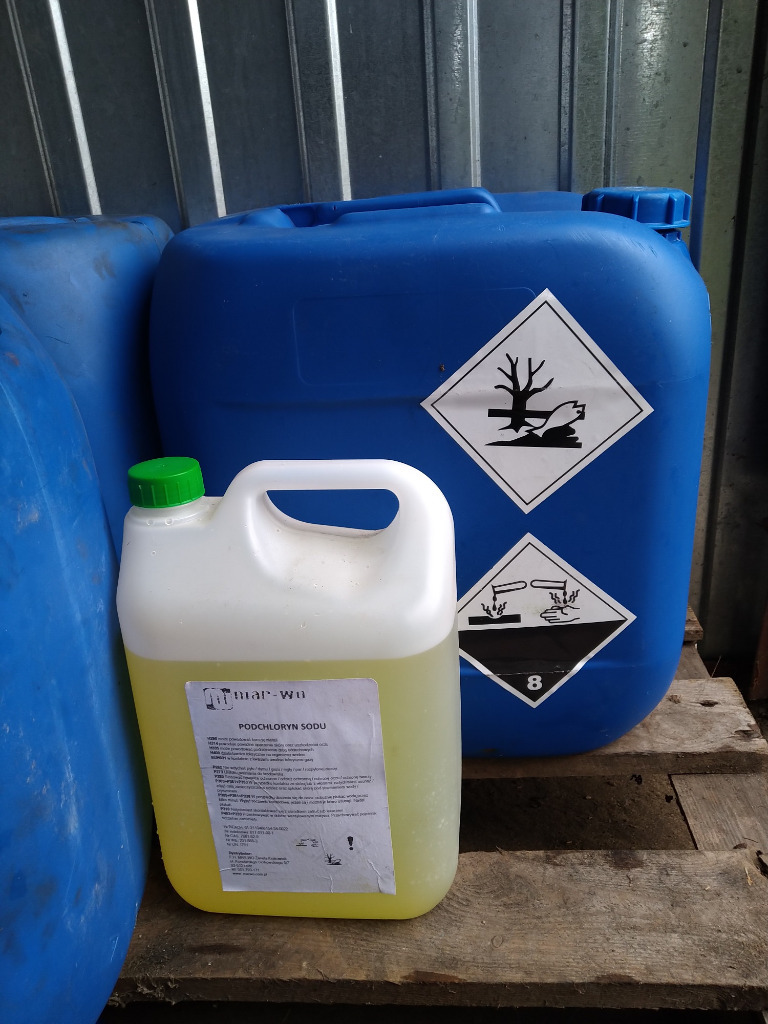 Podchloryn sodu 15% 30 kg dowóz | Warszawa | Ogłoszenie na Allegro Lokalnie