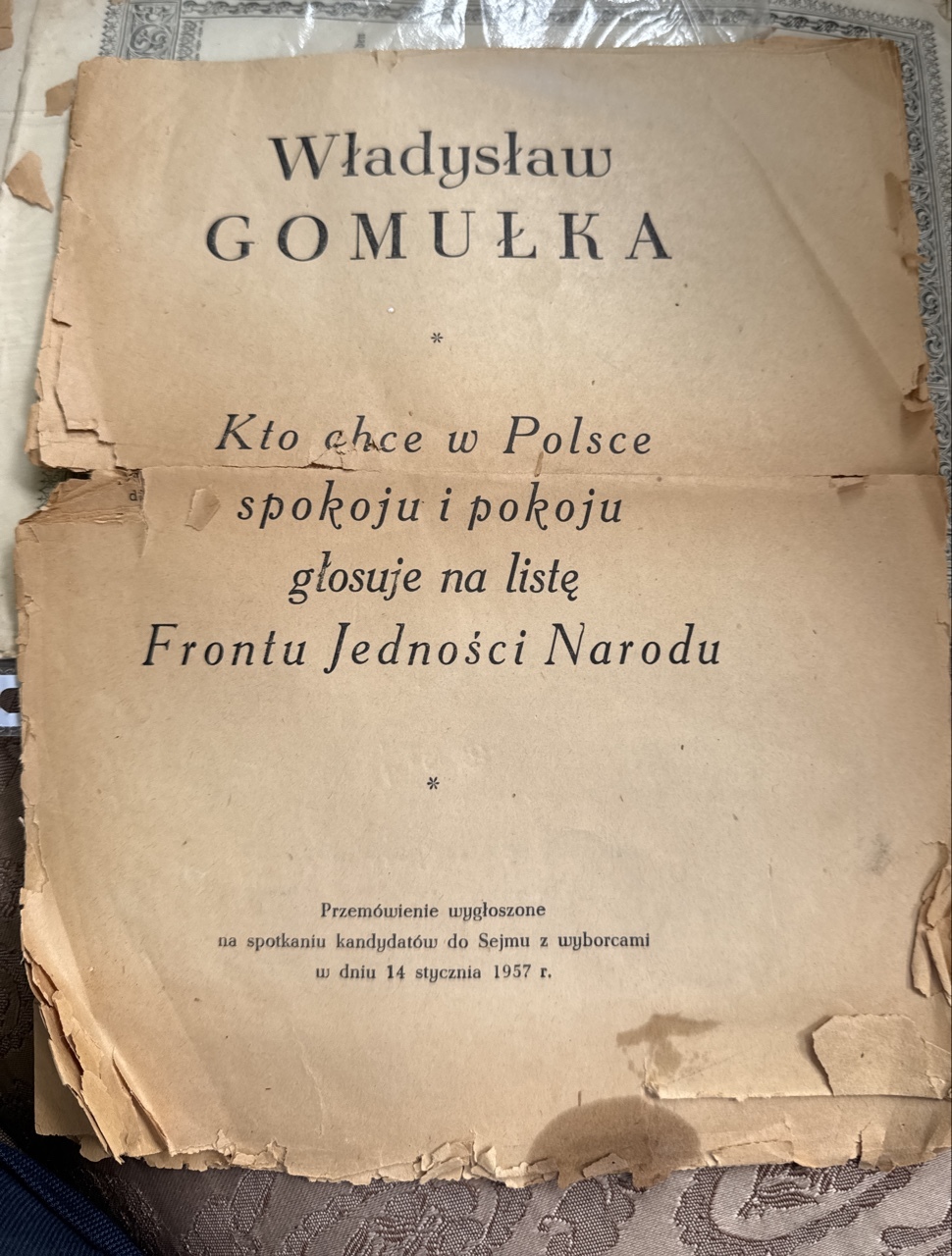 Władysław Gomólka przemówieniez 1957 r | Warszawa | Kup teraz na ...