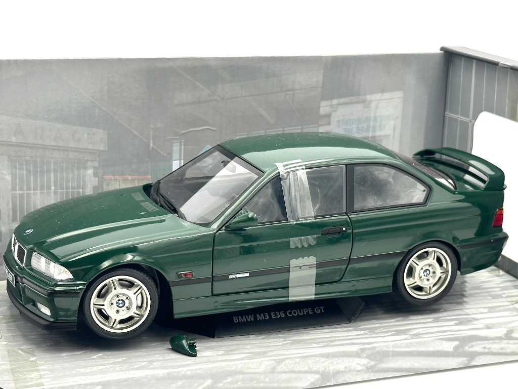 BMW E36 M3 GT 1994 green - Solido 1:18 | Świerklaniec | Licytacja na ...