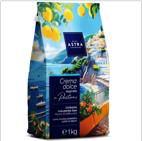 ASTRA Crema dolce inspirato a Positano Kawa ziarnista 1 kg | Swarzędz ...