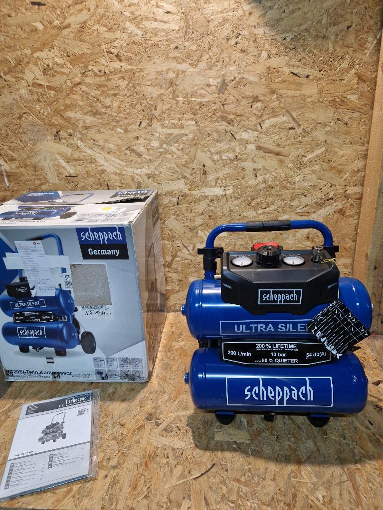 Kompresor bezolejowy Scheppach HC20Si Twin 20 l 10 | Raszków ...