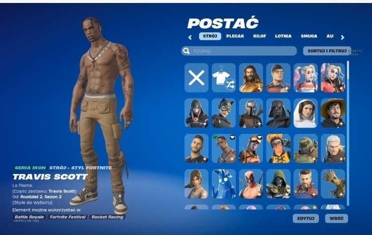 Konto fortnite ze skinem travis scott. Legit konta | Gdańsk | Kup teraz na Allegro Lokalnie