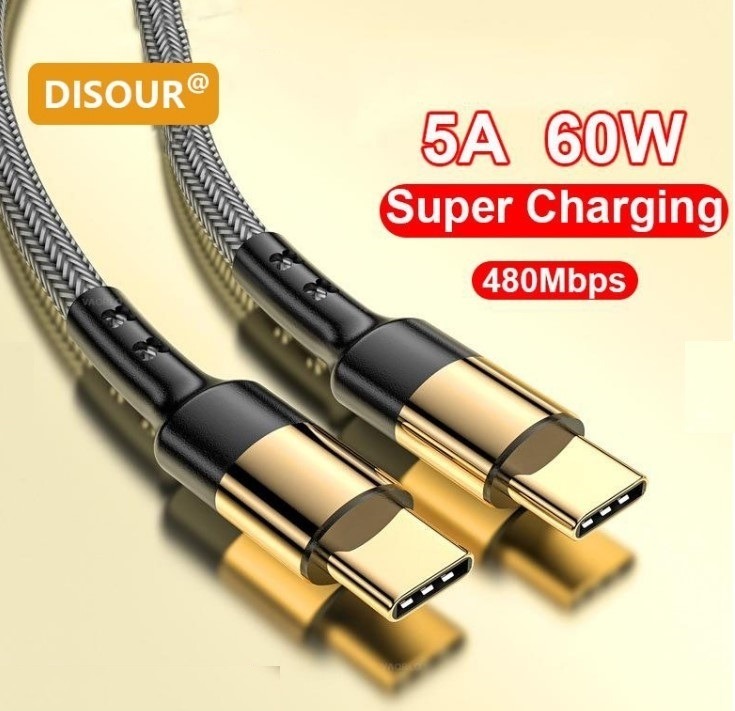 KABEL USB-C/USB-C ULTRA SZYBKI HIGH POWER 60W 1M | Warszawa | Kup teraz ...