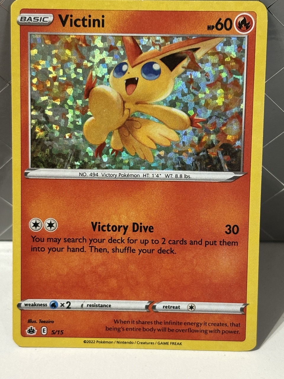 Karta Pokémon Victini Holo McDonalds 2022 | Warszawa | Kup teraz na ...