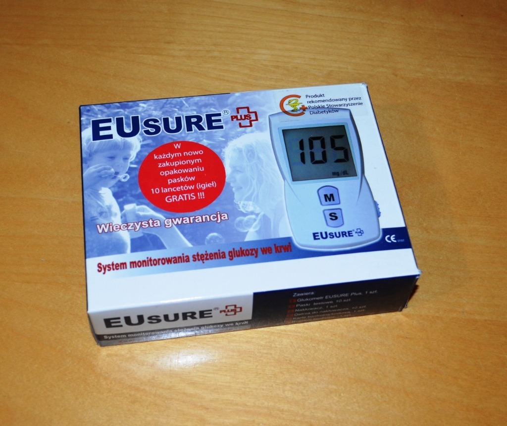 EUsure Plus system monitorowania stężenia glukozy pasków | Warszawa ...
