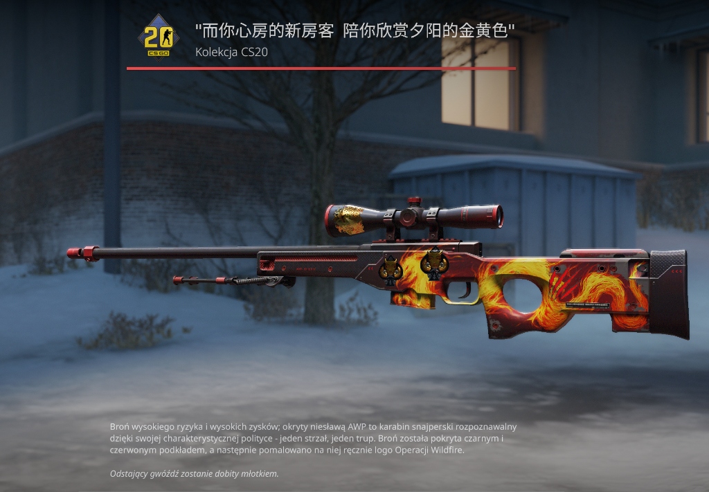 AWP WILDFIRE FT CS2 | Zielona Góra | Kup teraz na Allegro Lokalnie