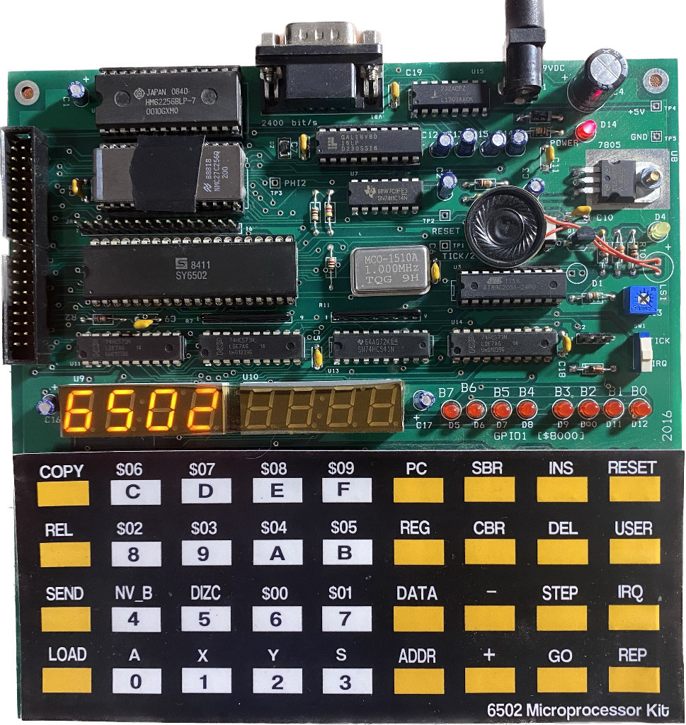 Retro komputer z procesorem 6502 trainer jak KIM-1 | Warszawa | Kup ...