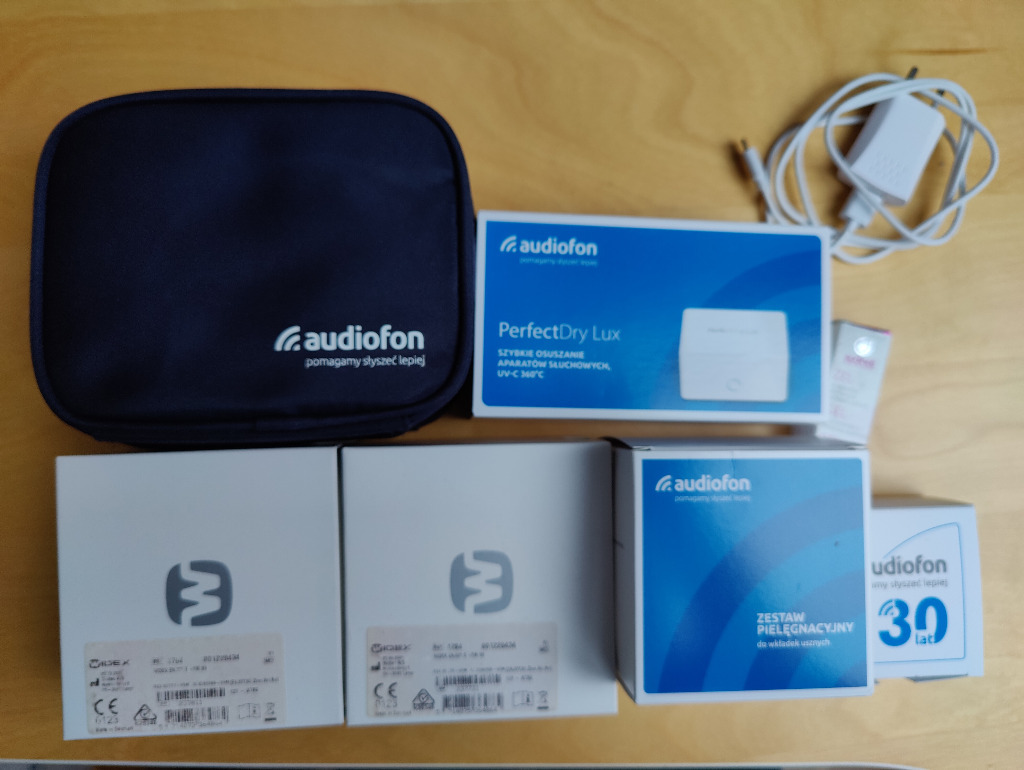 Aparat słuchowy komplet audiofon Widex Enjoy | Wrocław | Kup teraz na ...