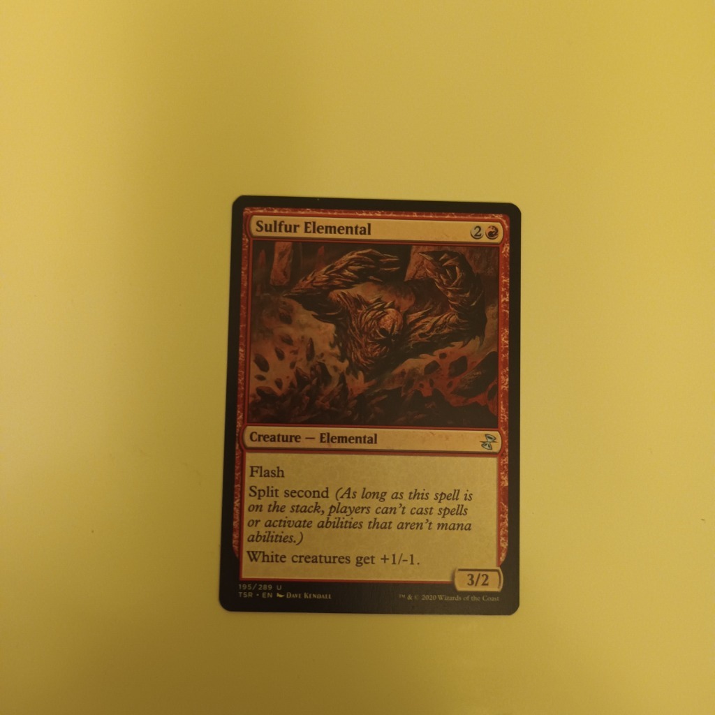 Sulfur Elemental MTG red | Warszawa | Kup teraz na Allegro Lokalnie