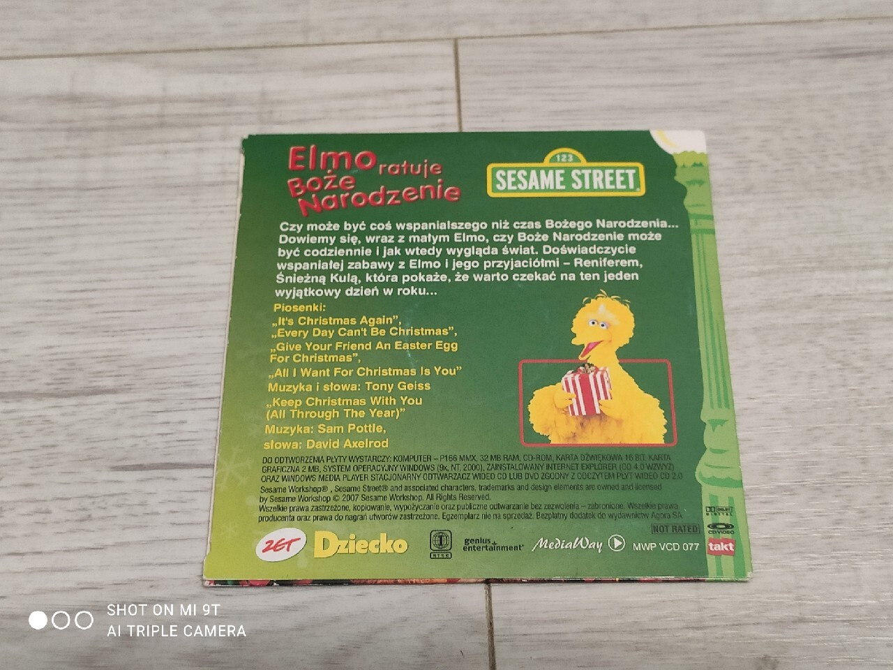 Bajka VCD Elmo Ratuje Boże Narodzenie | Warszawa | Kup teraz na Allegro ...