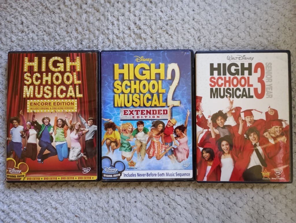 High School Musical / HSM 1, 2, 3 ( ENG. NTSC ) | Dybawka | Kup teraz ...