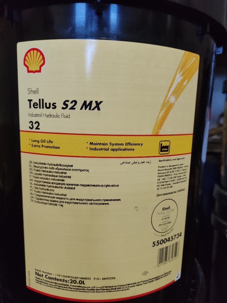 Olej hydrauliczny Shell tellus S2 mx 32 ( 20 litró | Wólka Pełkińska ...