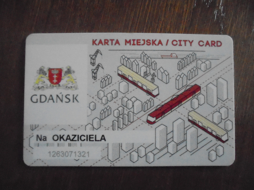 KARTA NA OKAZICIELA KOMUNIKACJA MIEJSKA GDAŃSK | Gdańsk | Licytacja na Allegro Lokalnie