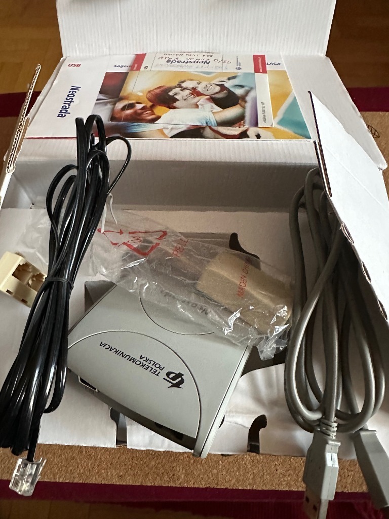 Modem Sagem Fast800 Fast - Niska cena na Allegro