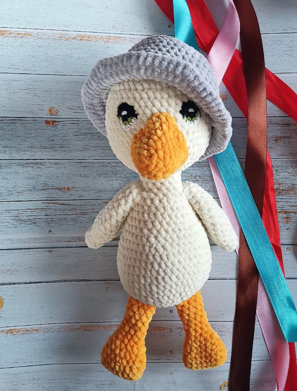 Gąska na szydełku maskotka rękodzieło handmade | Popów-Kolonia ...