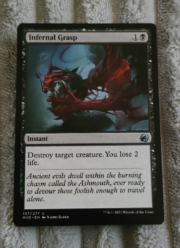 Infernal Grasp karta MTG | Marki | Kup teraz na Allegro Lokalnie