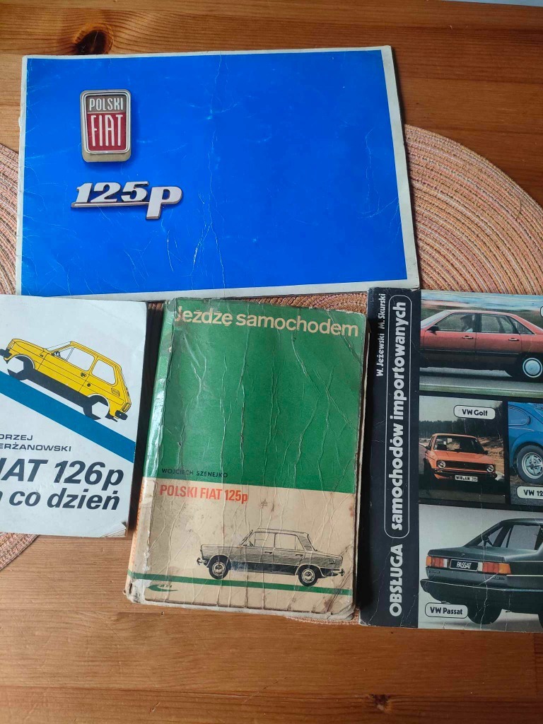 Prospekt fiat 125p +książki | JAWOR | Kup teraz na Allegro Lokalnie