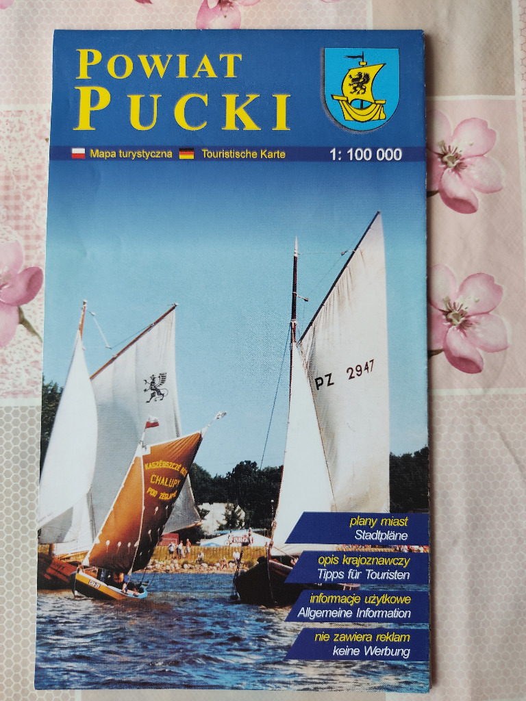 Mapa POWIAT PUCKI | Poznań | Kup teraz na Allegro Lokalnie