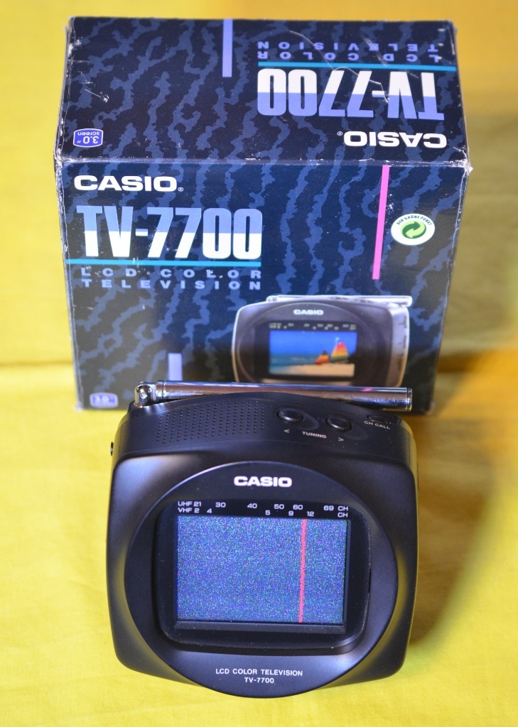 CASIO TV7700 LCD 3 CALE MAŁY KOLOROWY TELEWIZOREK | Słupsk | Ogłoszenie ...