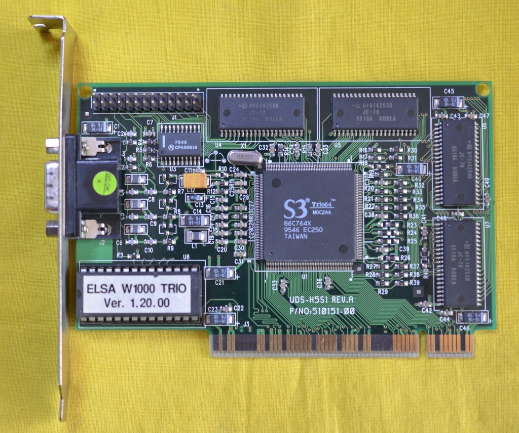 ELSA WINNER 1000 TRIO 64 2MB PCI 100% OK | Słupsk | Ogłoszenie na ...