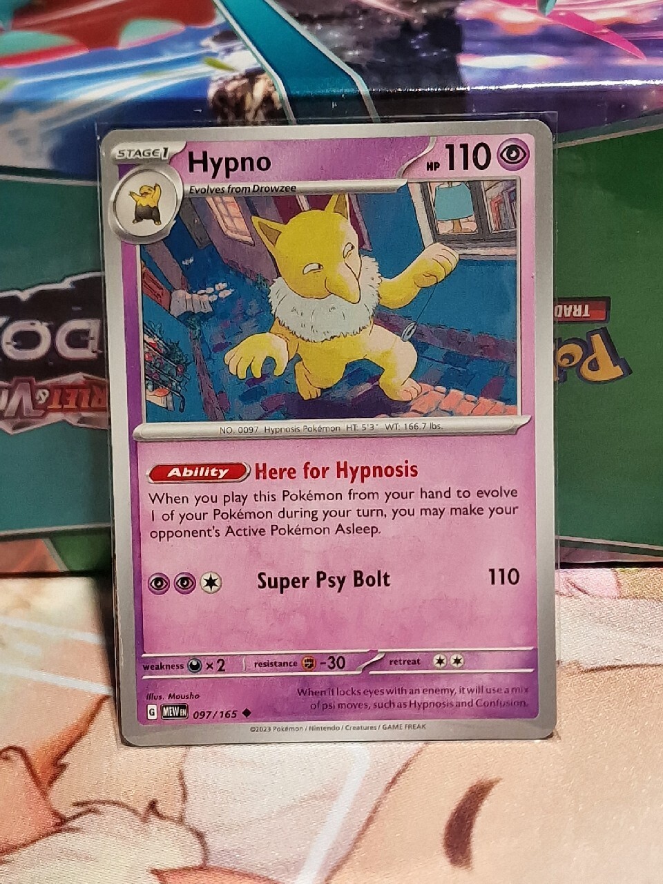 Karta Pokemon Hypno (097 MEW) 151 MEW | Gdańsk | Kup teraz na Allegro Lokalnie